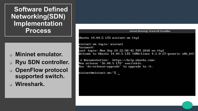 Software defined networking(sdn) pro acrtive routing path update research project | PPT