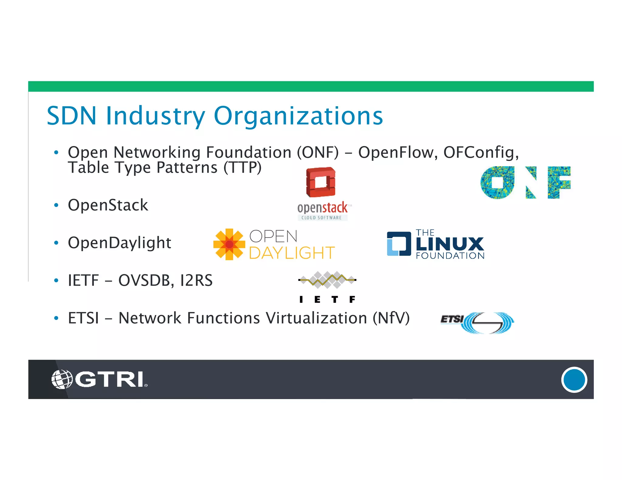 Software Defined Networking (SDN) Technology Brief | PPT