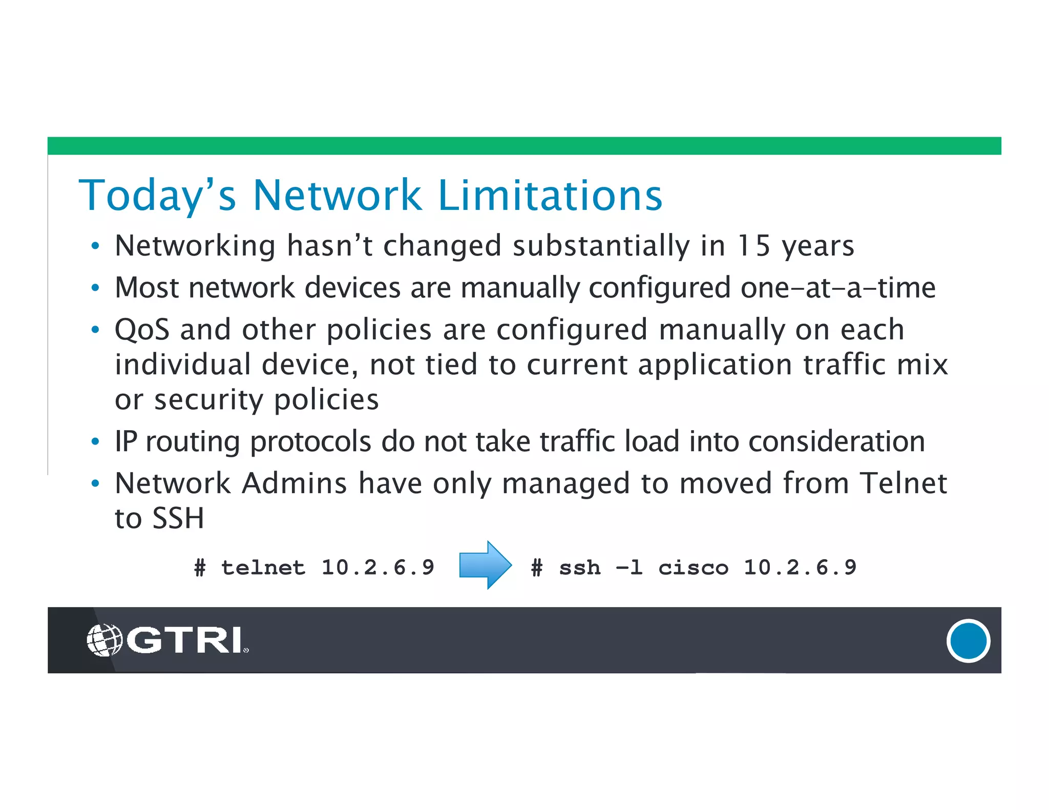 Software Defined Networking (SDN) Technology Brief | PPT