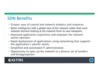 Software Defined Networking (SDN) Technology Brief | PPT