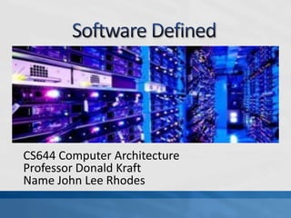 Software Defined presentation | PPT