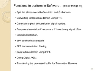 Software defined radio | PPTX
