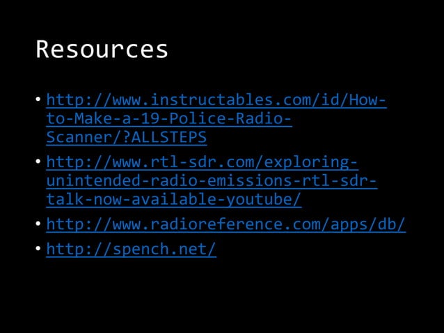 Software defined radio and the hacker | PPTX | Computing | Technology & Computing