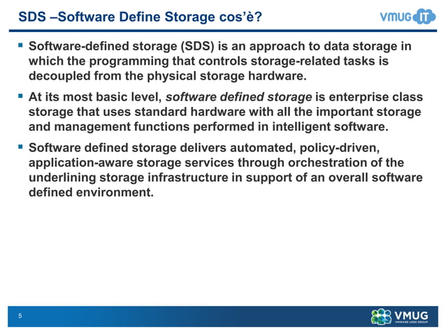 Software Defined Storage | PPT