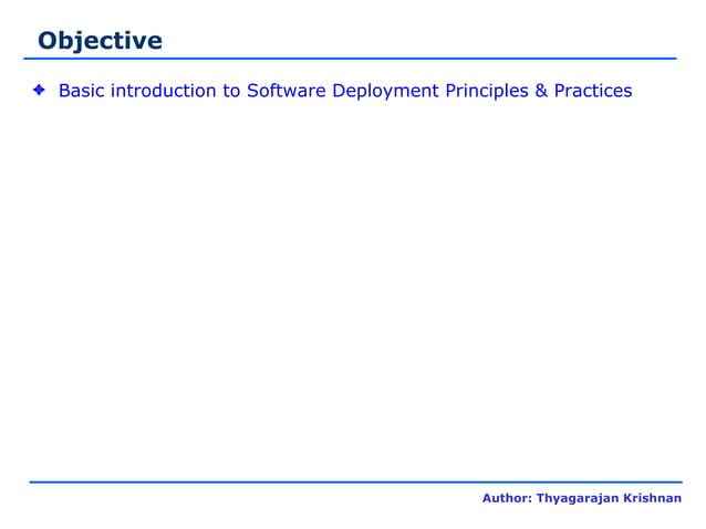 Software Deployment Principles & Practices | PPT