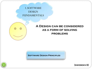 Software design (SWEBOK3 Knowledge area) | PPT