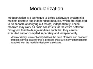Software design | ODP