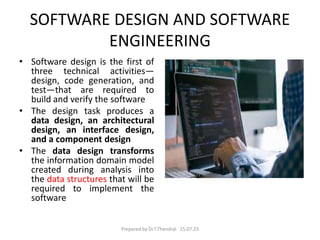 Software design and Software engineering.pptx