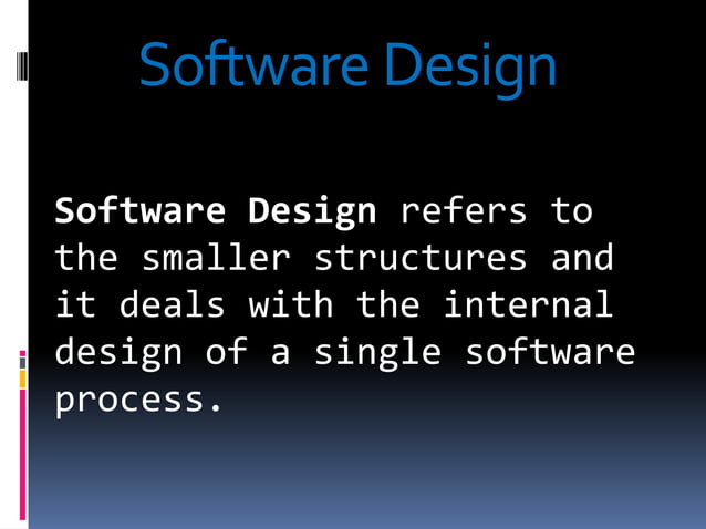Software design & architecture | PPTX
