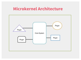 Software design principles for evolving architectures | PPT
