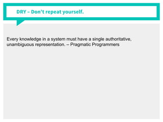 Software design principles for evolving architectures | PPT