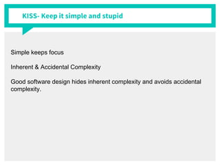 Software design principles for evolving architectures | PPT