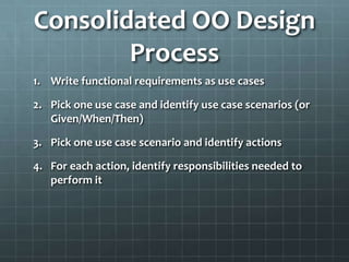 Software Design Trilogy Part I - Responsibility Driven Design for Rubyists | PPT
