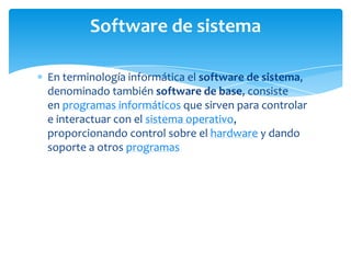 Software de sistema | PPTX