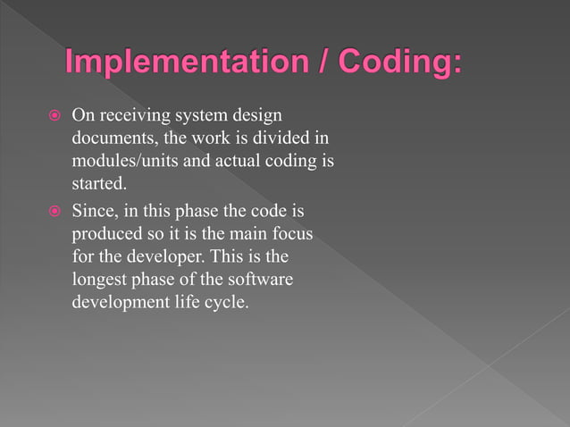 Software developement life cycle ppt | PPT