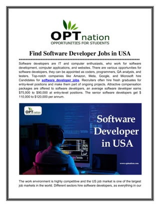 Software developer jobs | PDF