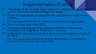 Software development life cycle (sdlc) part1 | PPT