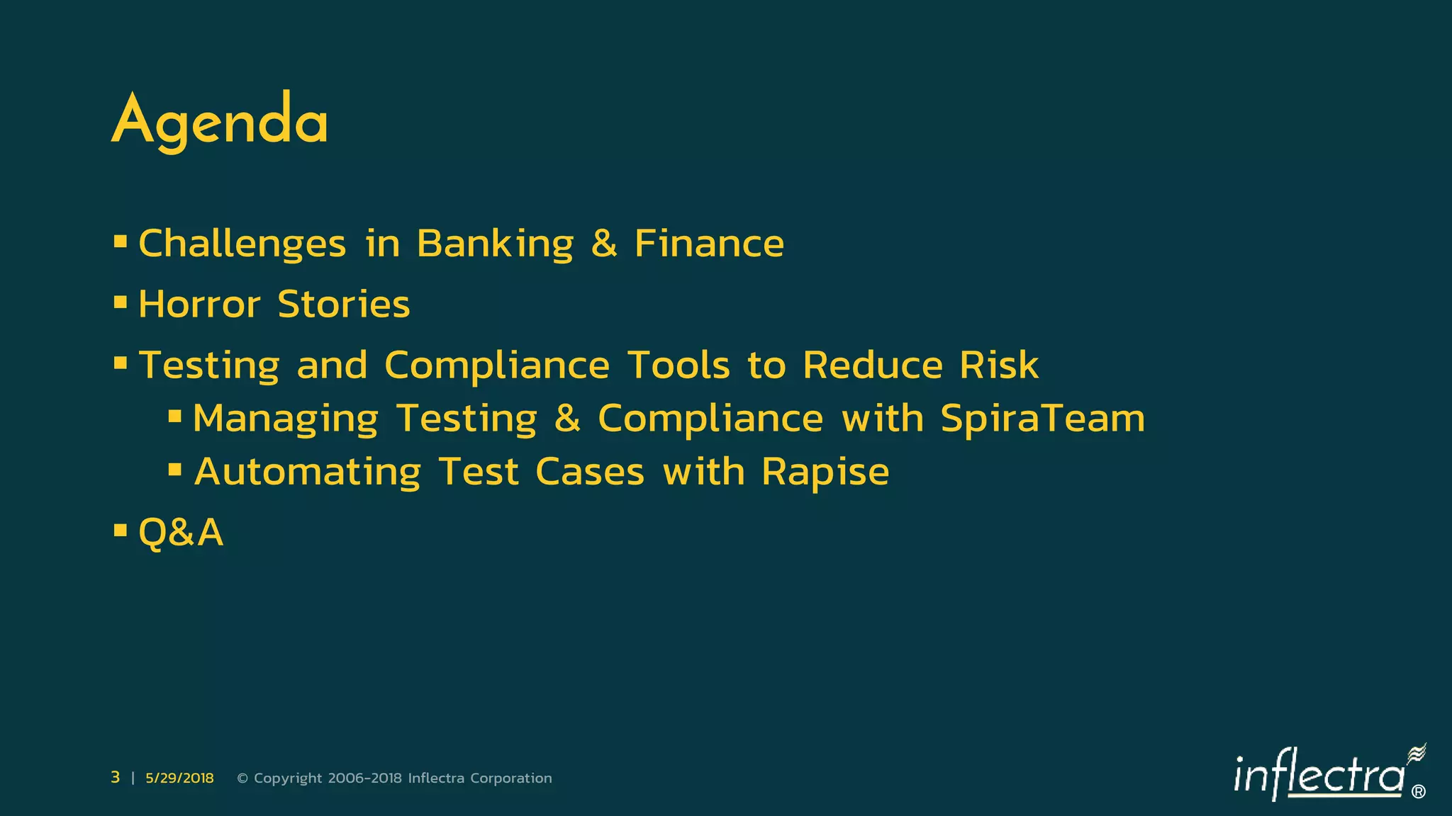 Software Development & Testing Challenges in Finance & Banking | PPTX