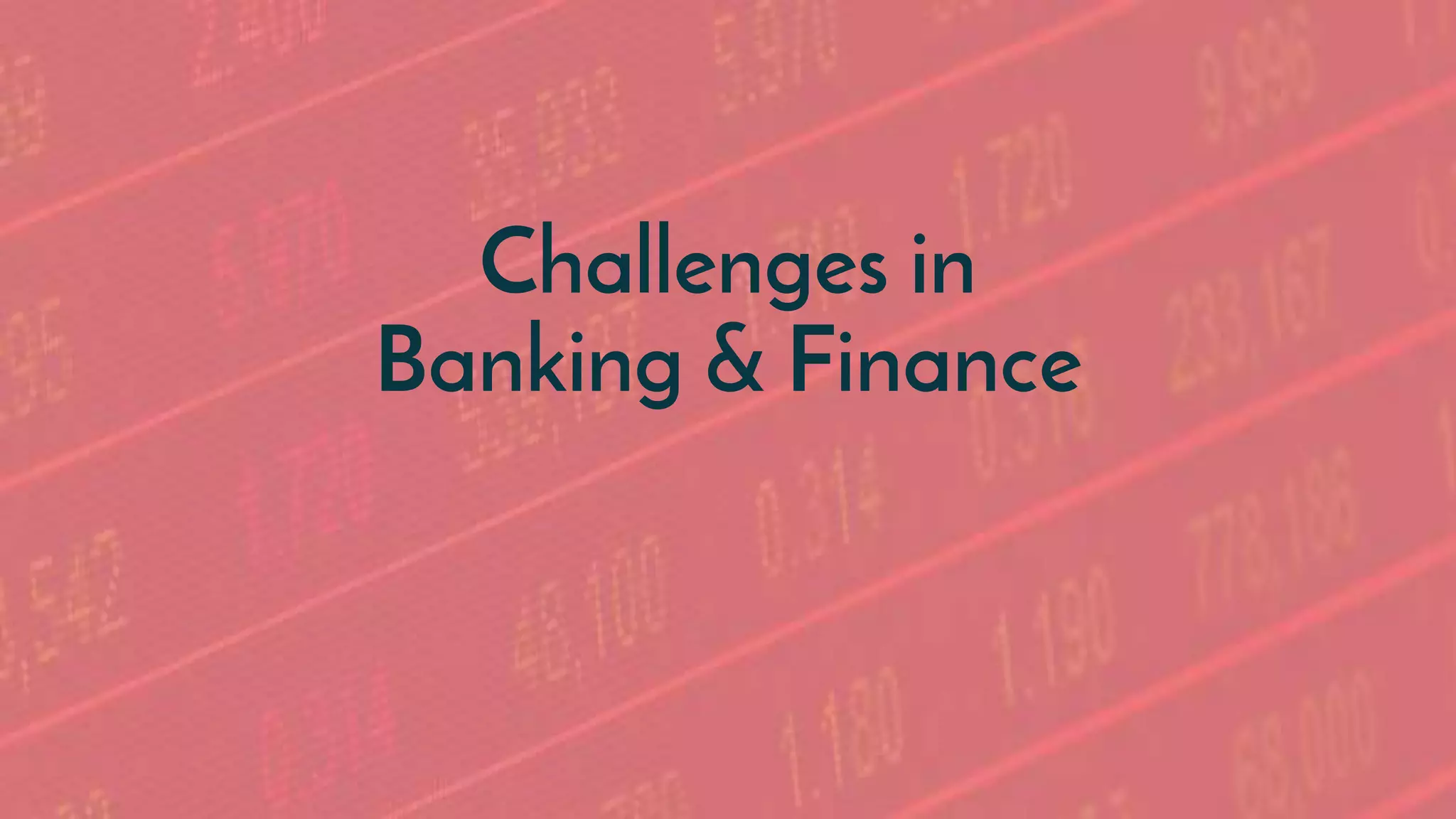 Software Development & Testing Challenges in Finance & Banking | PPT