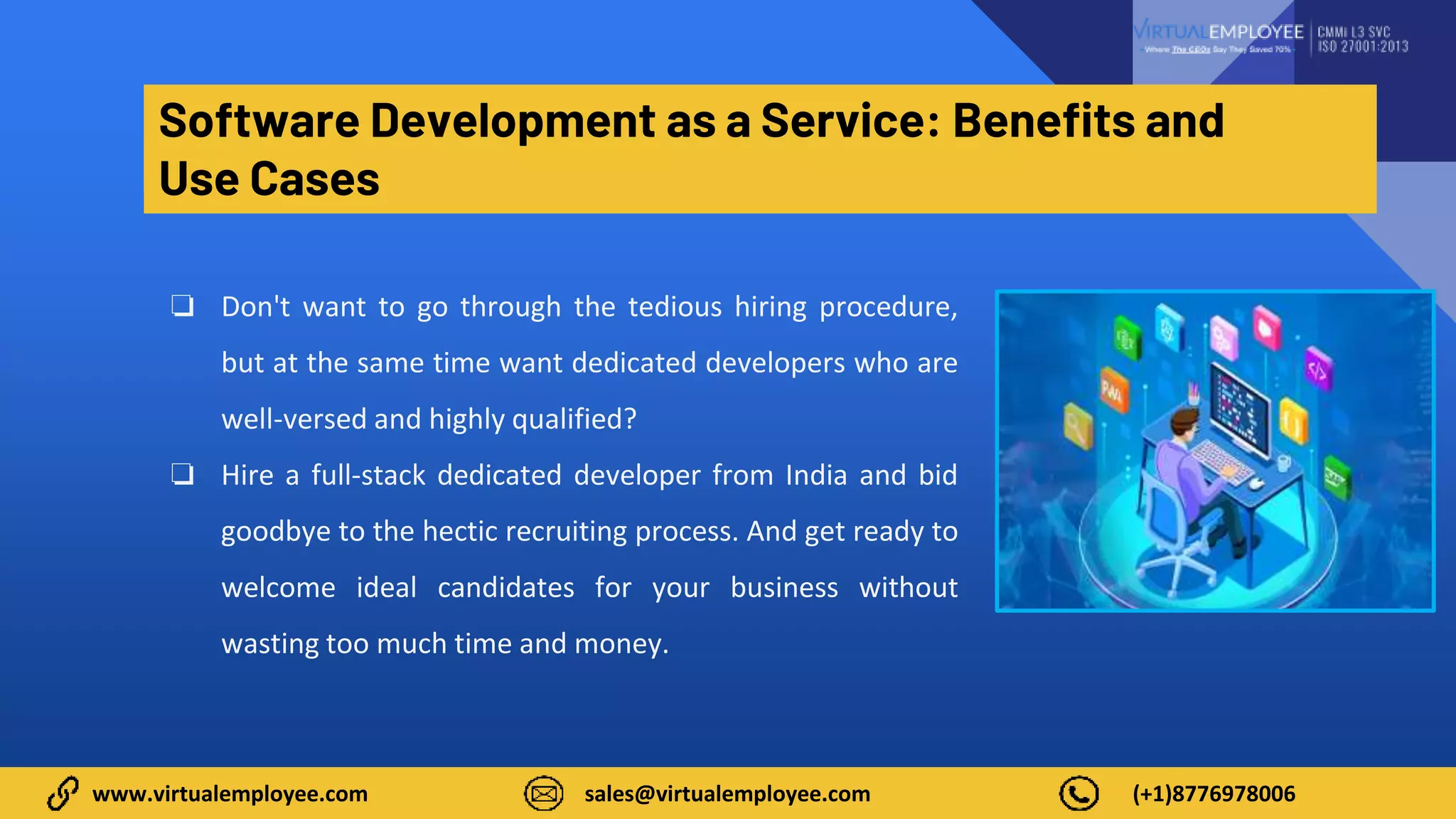 Software development as a service benefits and use cases | PPT | Free ...