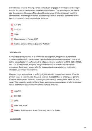 Top 10 Software Development Companies in USA 2025 | PDF