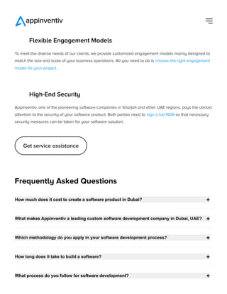 software companies in uae | Appinventiv | PDF