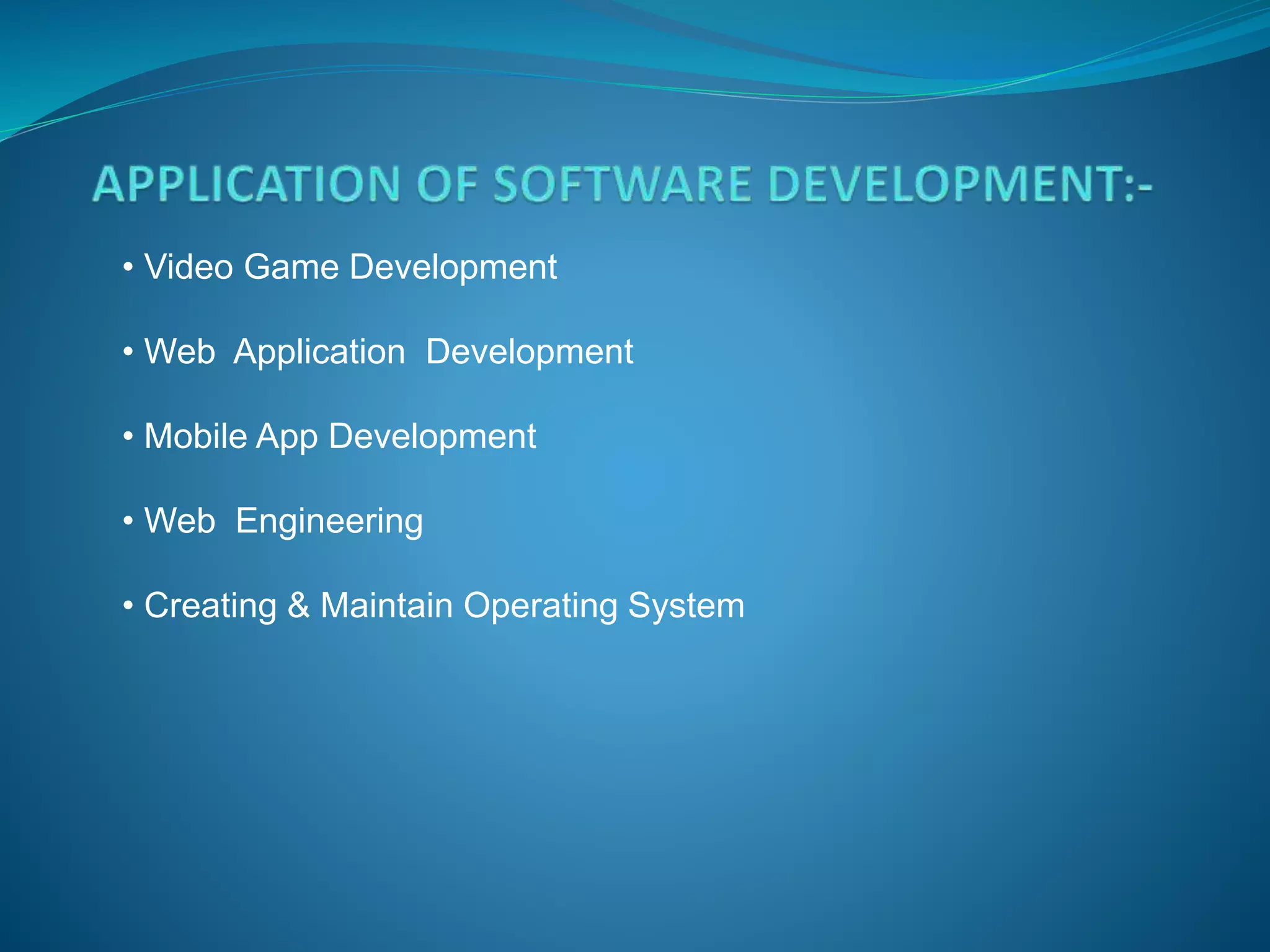 Software Development Course Mahad | PPTX