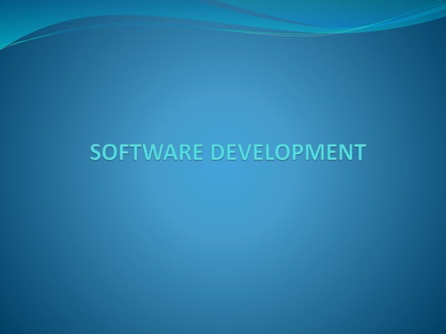 Software Development Course Mahad | PPTX