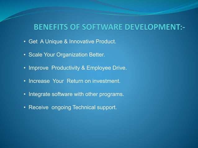 Software Development Course Mahad | PPTX