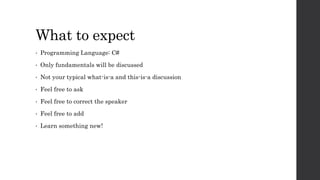 Software development fundamentals | PPT