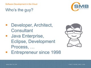 Software Development in the Cloud | PPT