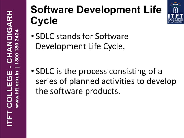ITFT - Software development life cycle | PDF | Operating Systems | Computer Software and ...