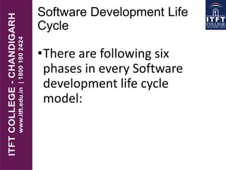 ITFT - Software development life cycle | PPT