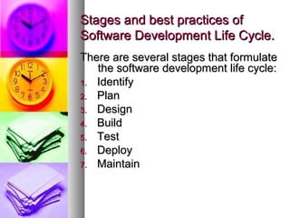 Software development life cycle | PPT