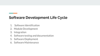 Software development life cycle | PPT