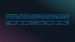 Software development life cycle | PPT