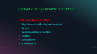 Software development life cycle | PPT