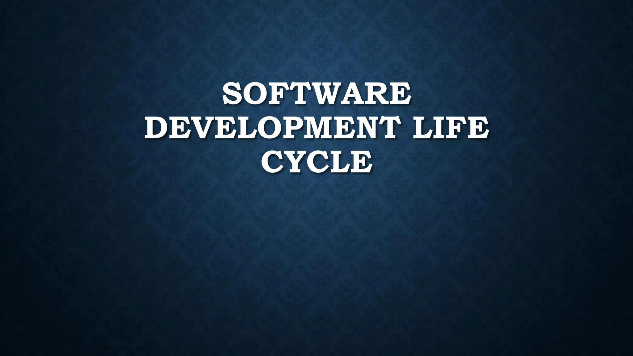 Siklus dalam Software Development Life Cycle | PPTX