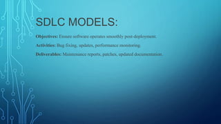 Software Development life cycle presentation | PPT