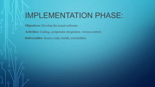 Software Development life cycle presentation | PPT