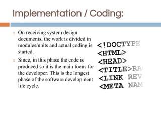 Software development life cycle by chitta | PPTX