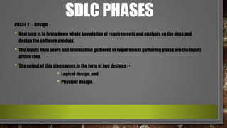 Software development life cycle (sdlc) | PPTX