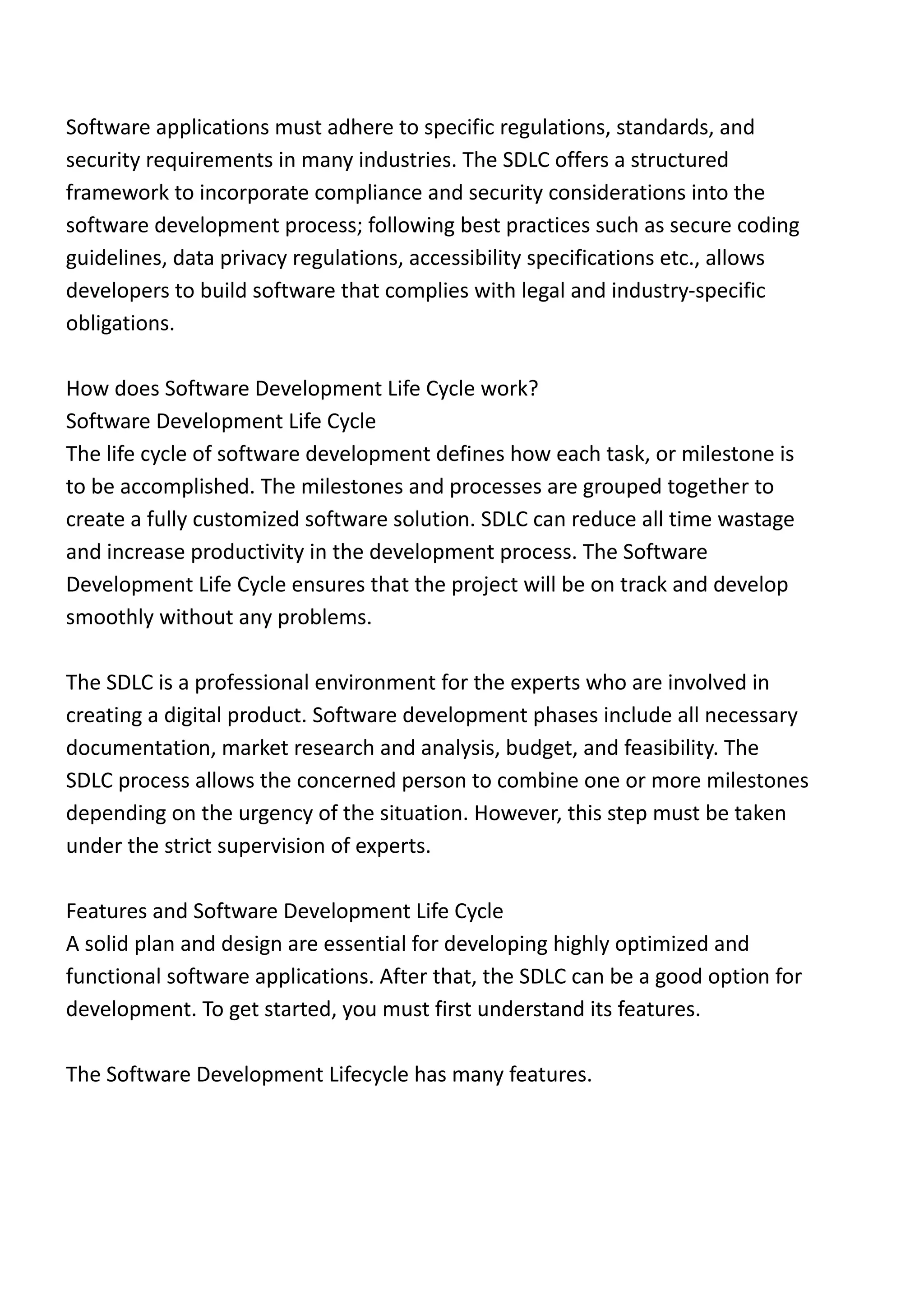 Software Development Life Cycle Sdlc Complete Guide Pdf