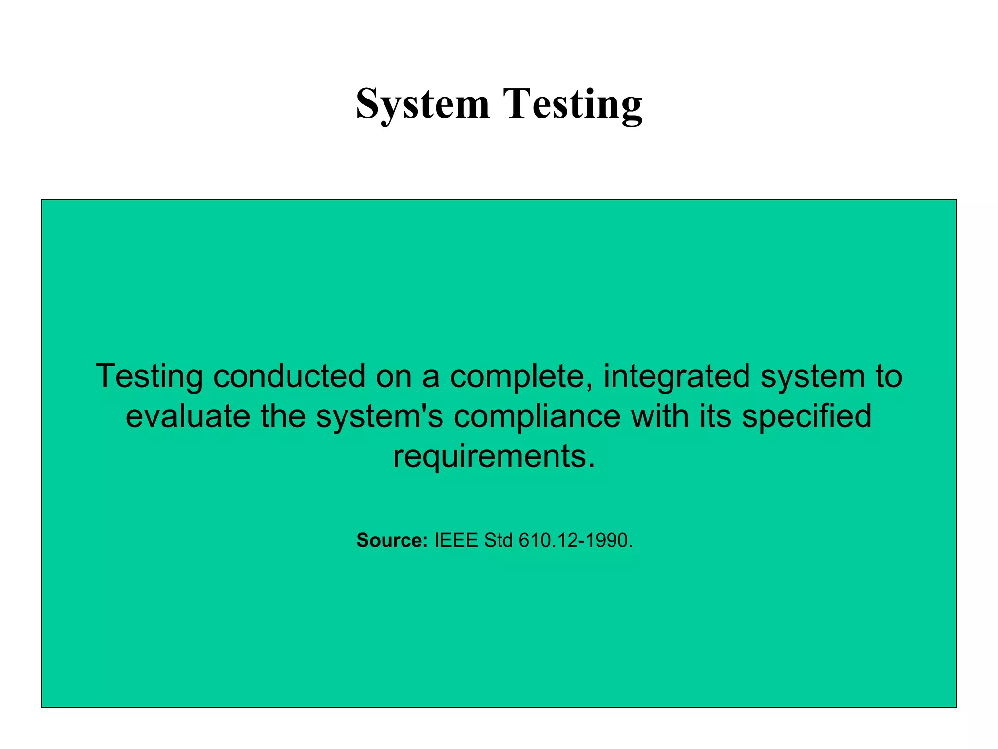 Software Development Life Cycle Testingtypes | PPS