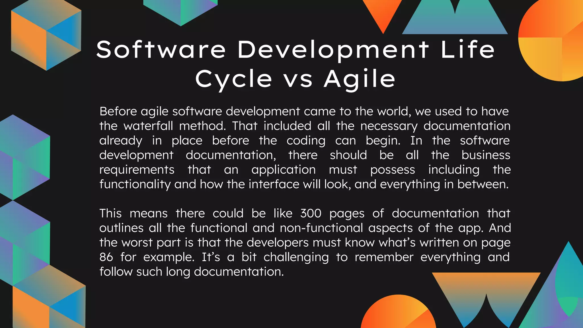 Software Development Life Cycle vs Agile | PDF