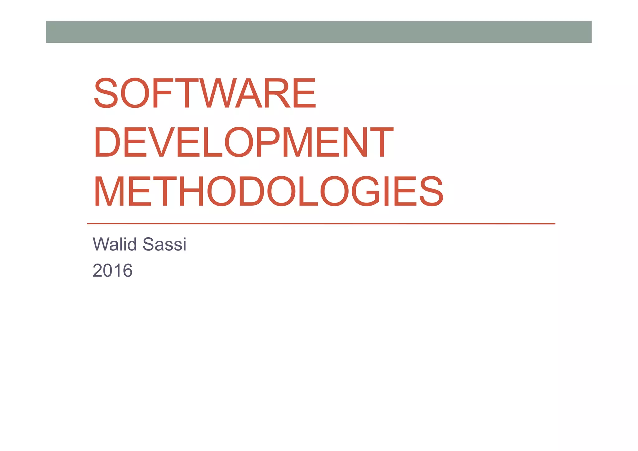 +Software development methodologies | PDF