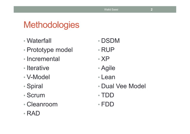 +Software development methodologies | PDF | Computer Software and ...