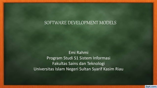Software Development Models | PPT