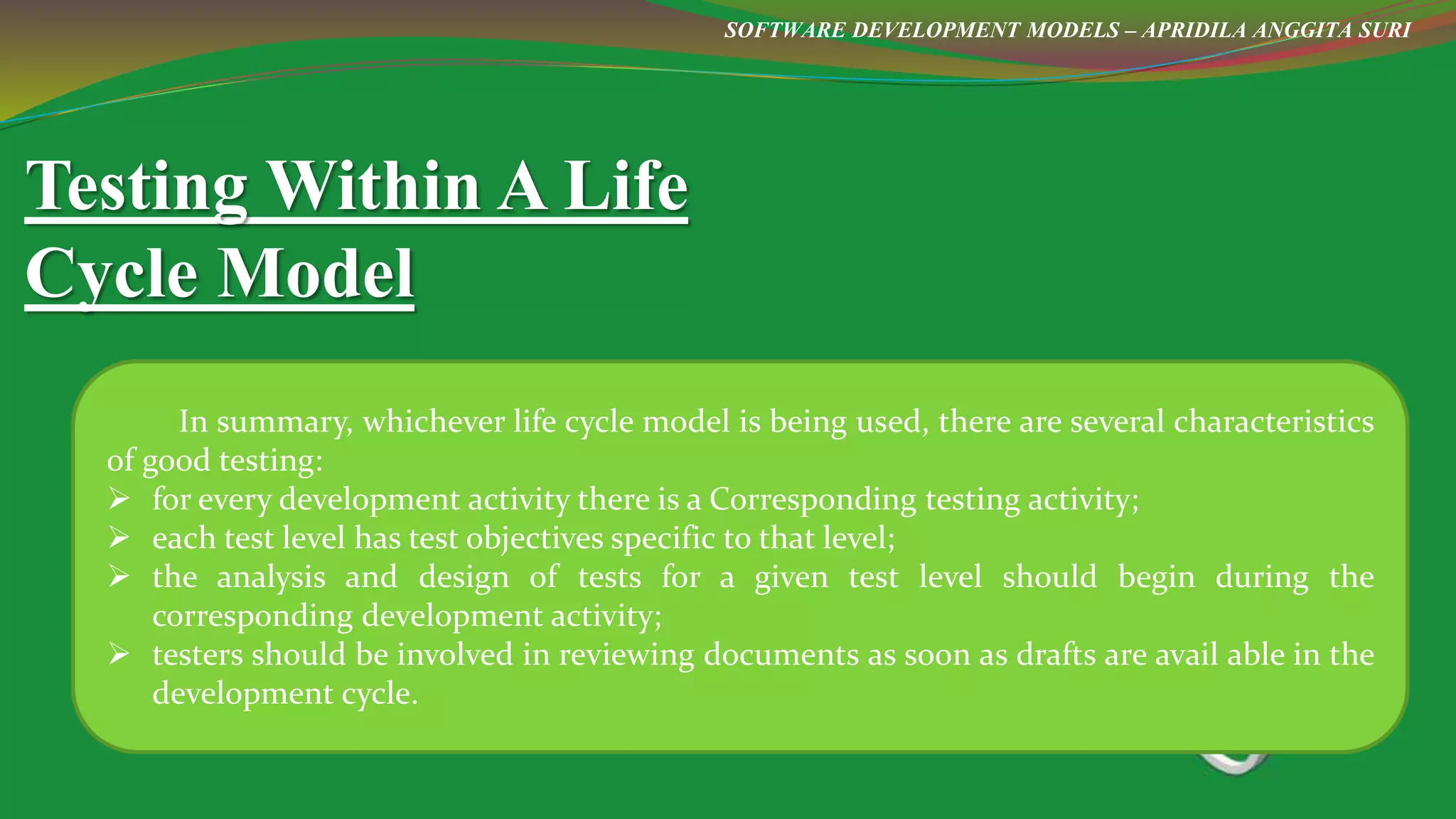 Software Development Models - Testing and Implementation System ...