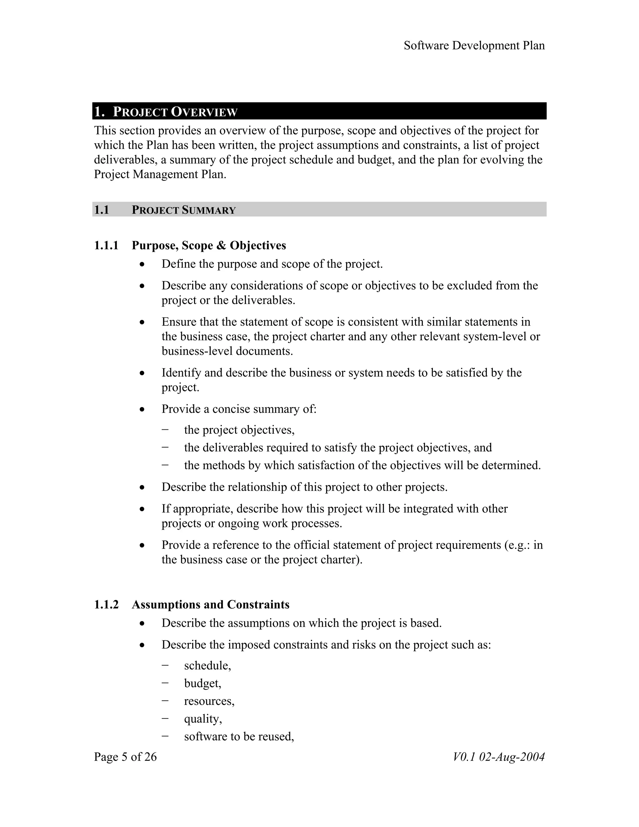 Software Development Plan | PDF